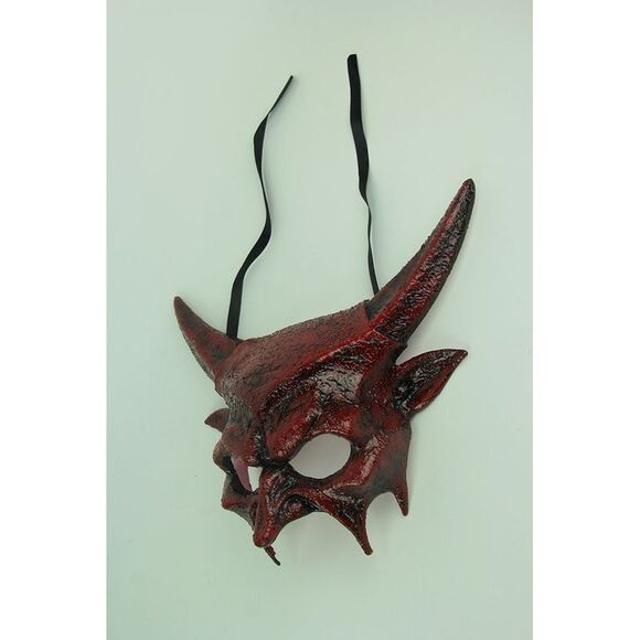 Things2Die4 | Accessories | Dark Demon Adult Halloween Red Horned Devil ...